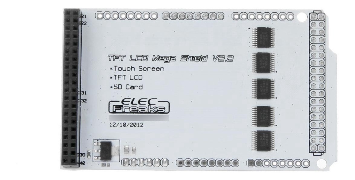 Arduino Mega Shield Lcd Tft Touch Screen Adaptador V2.2 - Cyberofice