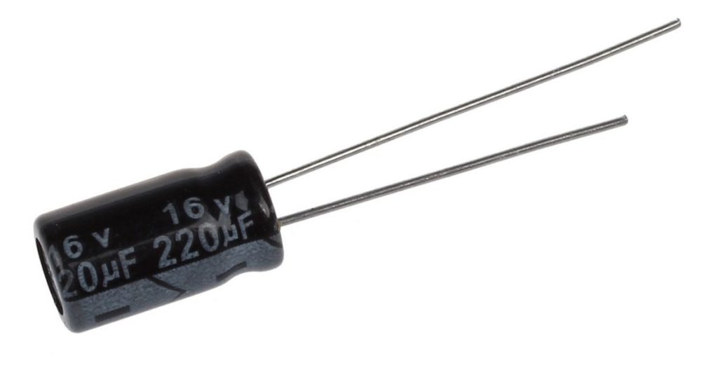Capacitor 220 Uf 220uf 16v Electrolitico Radial X 10 Unid - Cyberofice