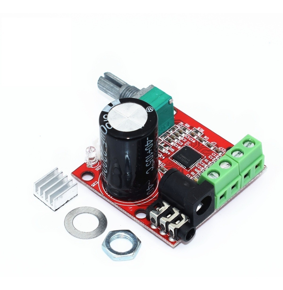 Modulo Amplificador Audio Estereo Pam8610 Arduino Avr Pic - Cyberofice