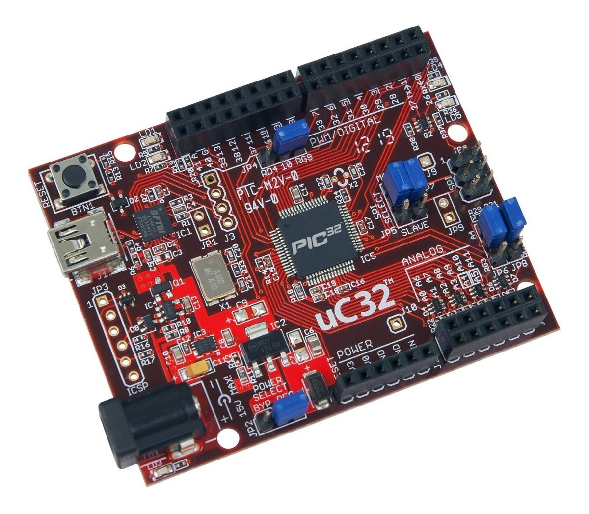 Chipkit Uc32 Sistema De Desarrollo Arduino Compatible 32 Bit Cyberofice 1959