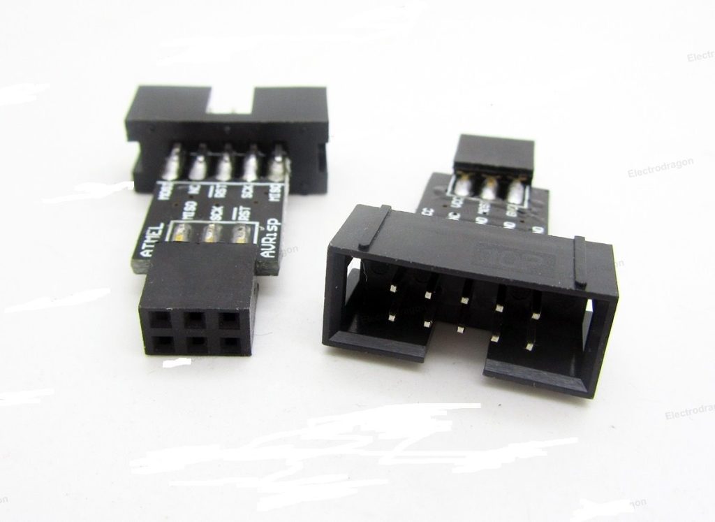 Adaptador Avr 10 Pines A 6 Pines - Cyberofice