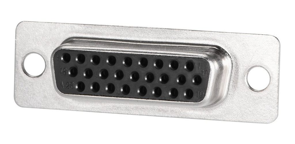 Conector Db26 Db 26 Db-26 Conector Alta Densidad Hembra - Cyberofice