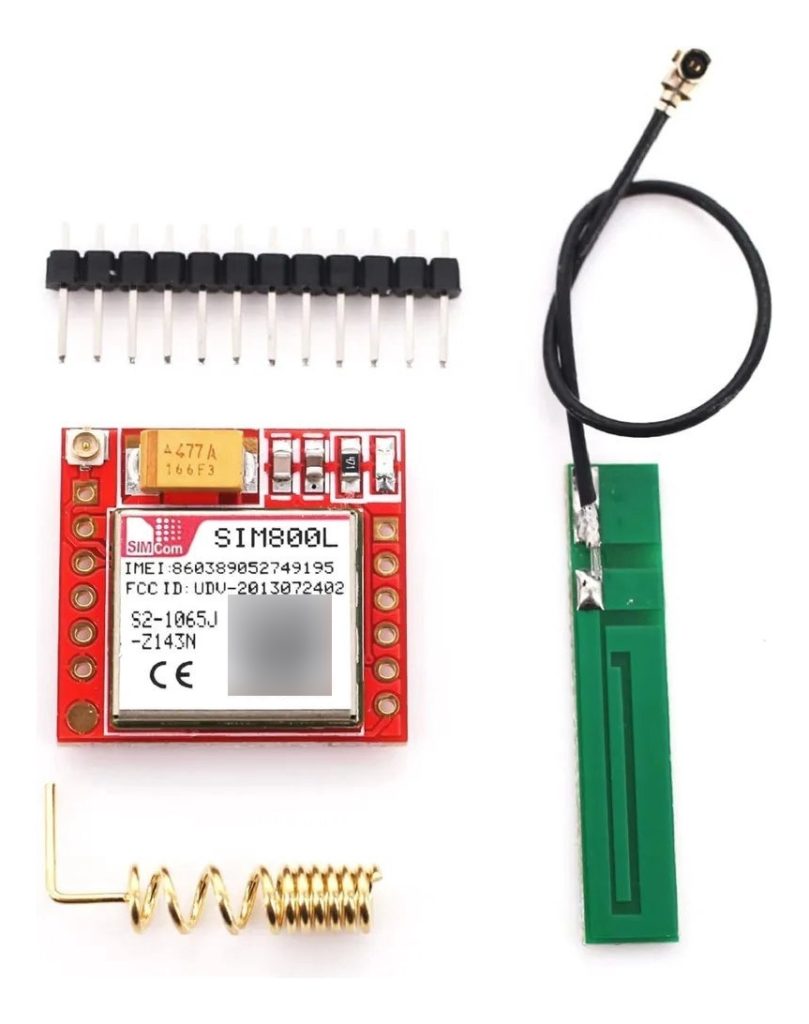 Sim 800 Sim-800 Sim800 Sim800l Modulo Arduino + Antenas - Cyberofice