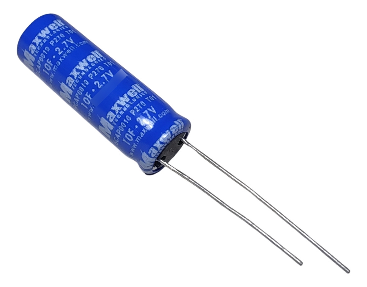 Capacitor 10 F 2.7v Back Up Radial 30x10mm - Cyberofice