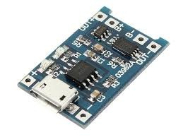 Cargador Bateria Litio Lipo Micro Usb Chip Tp4056 Pack 5unid - Cyberofice