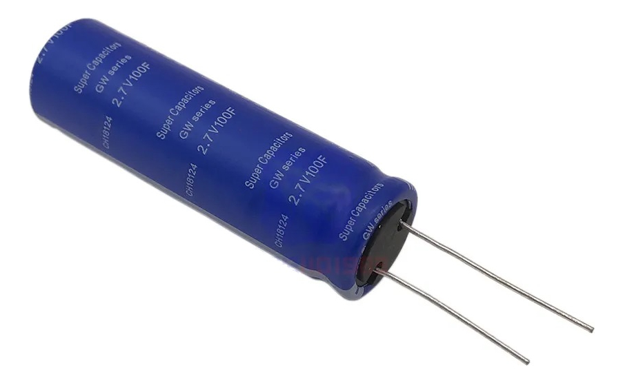 Capacitor 100 F 2.7v Back Up Radial 61x18mm - Cyberofice