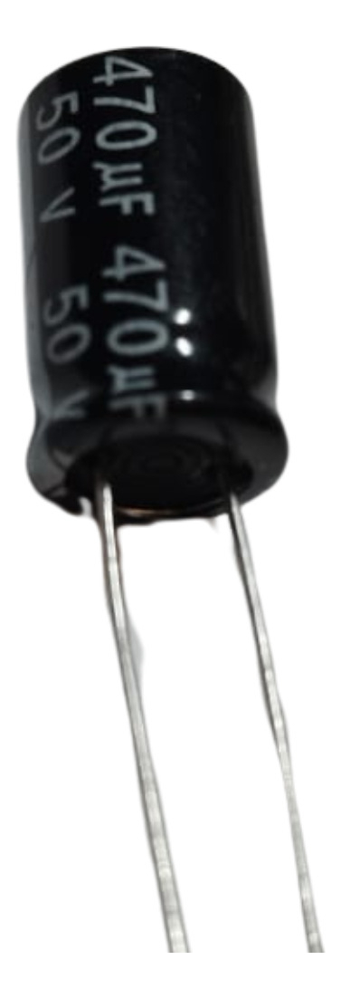 Capacitor 470 Uf 50v Radial Electrolitico Aluminio X 5 Unid. - Cyberofice