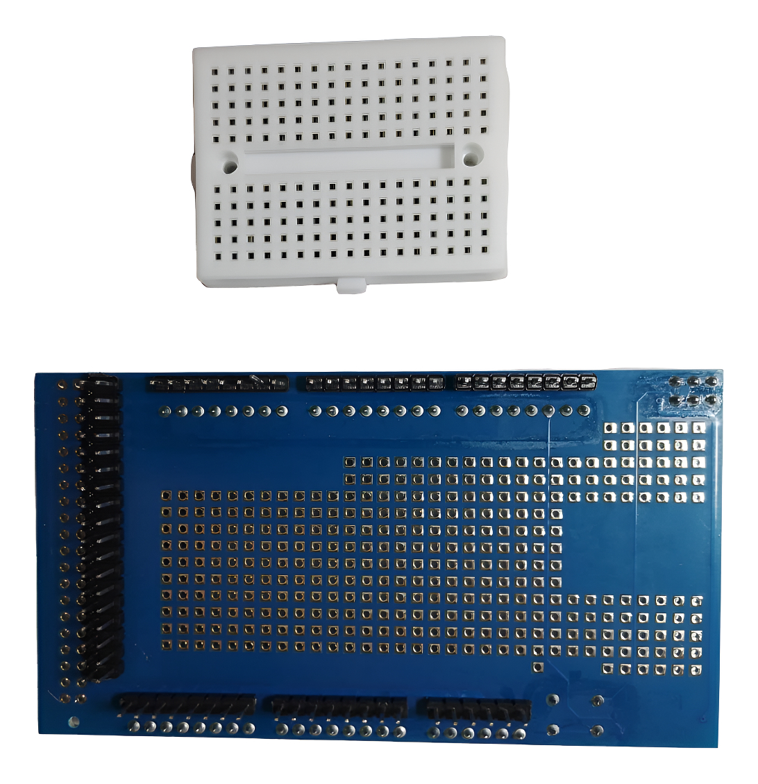 Placa Genérica Proto+breadboard 170 Mega Arduino - Cyberofice